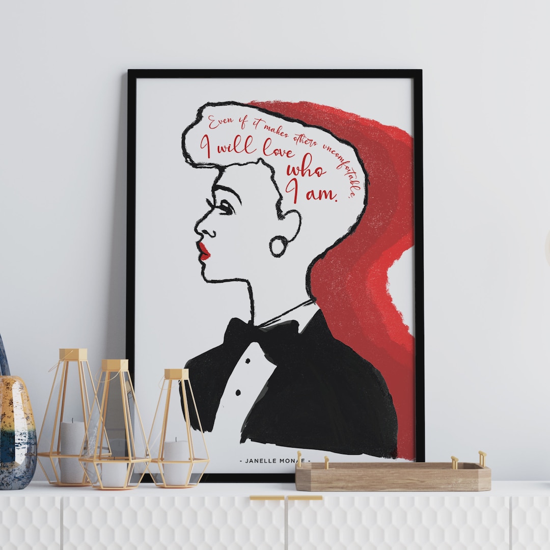 Digital Printable Wall Art Great Women Inspirational Quotes Janelle ...