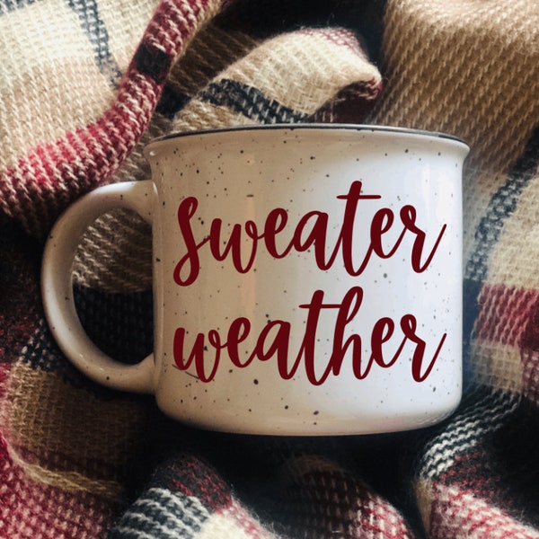 Sweater Weather Coffee Mug - Etsy