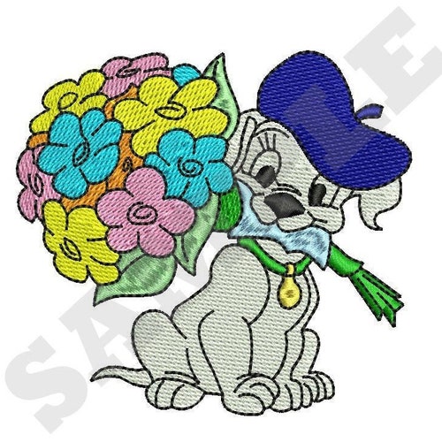 Puppy Pocket Peeper Embroidery Design Puppy Embroidery - Etsy