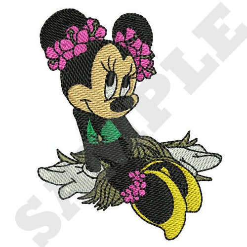 Minnie Mouse Machine Embroidery Design - Etsy