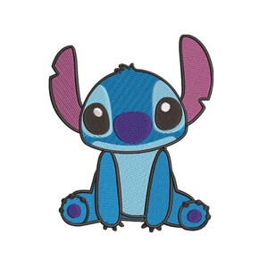 Stitch Disney Character Embroidery Design, Available in 4 Sizes - Etsy