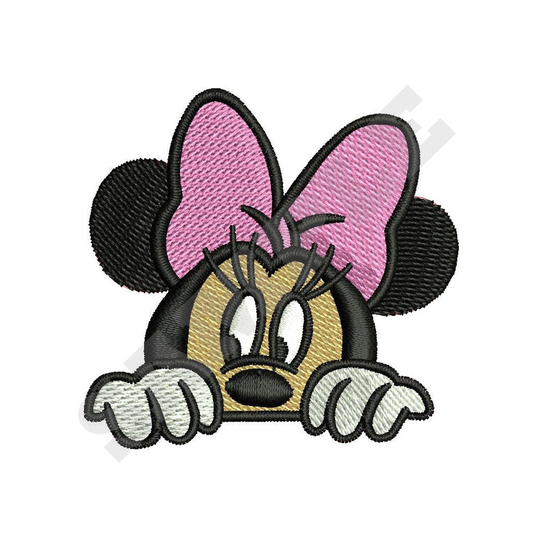 Minnie Mouse Machine Embroidery Design - Etsy
