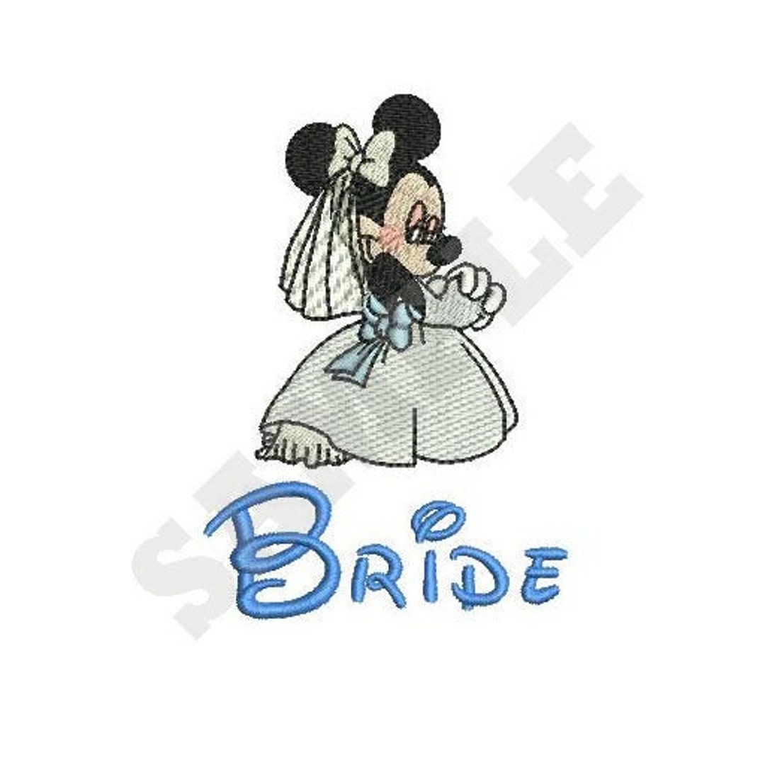 Minnie Mouse Machine Embroidery Design - Etsy