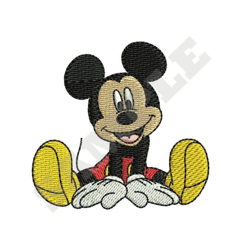 Mickey Mouse Embroidery Design - Etsy