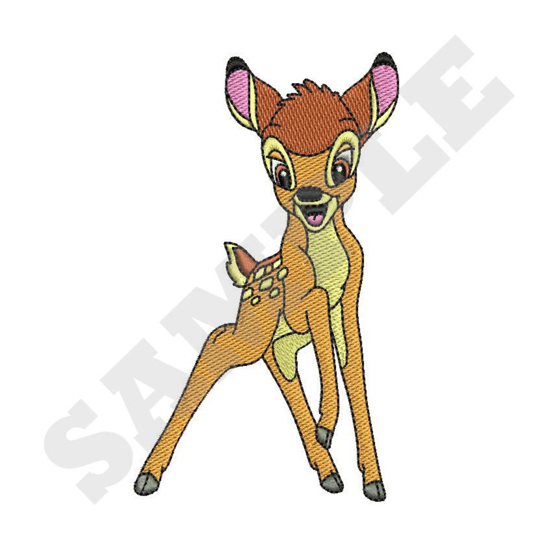 Bambi Machine Embroidery Design - Etsy