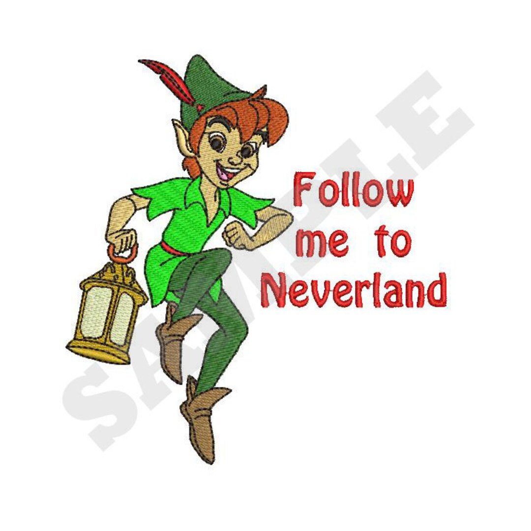 Neverland Machine Embroidery Design - Etsy