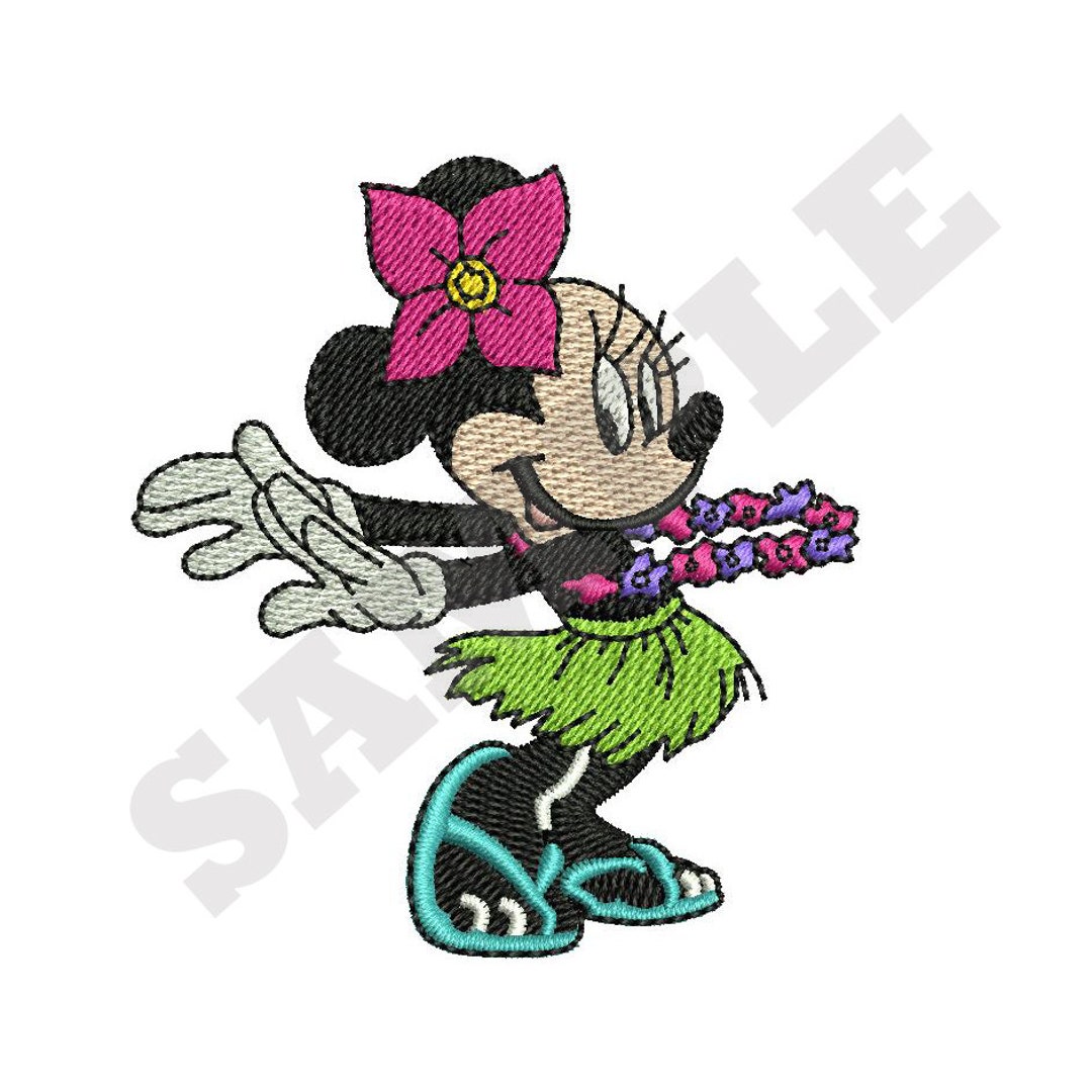 Minnie Mouse Machine Embroidery Design - Etsy