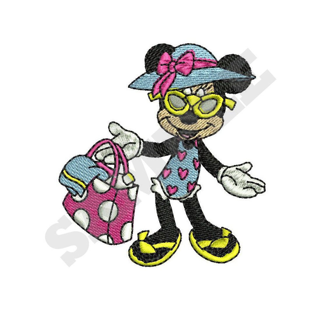 Minnie Mouse Machine Embroidery Design - Etsy