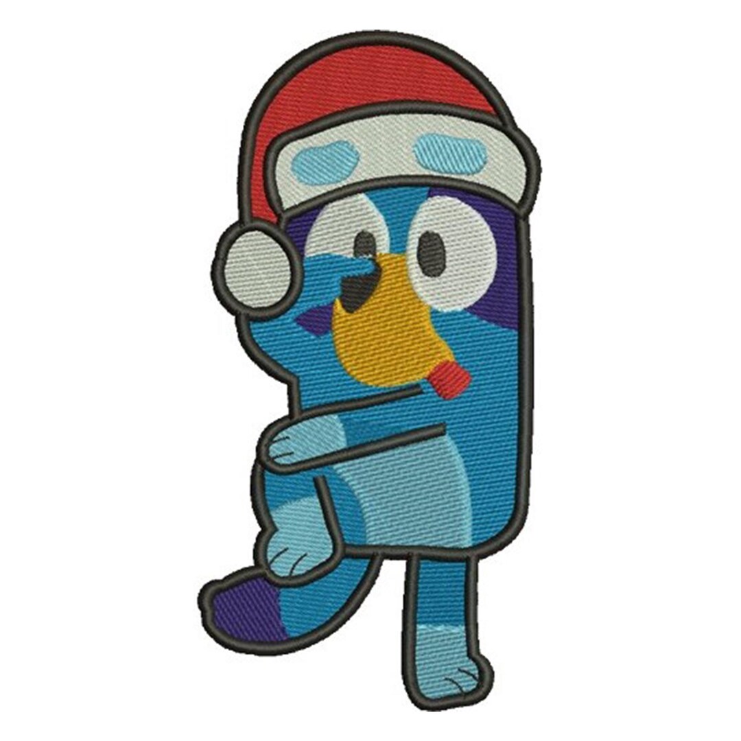 Christmas Dancing Bluey Machine Embroidery Design: 4 Sizes, Disney ...