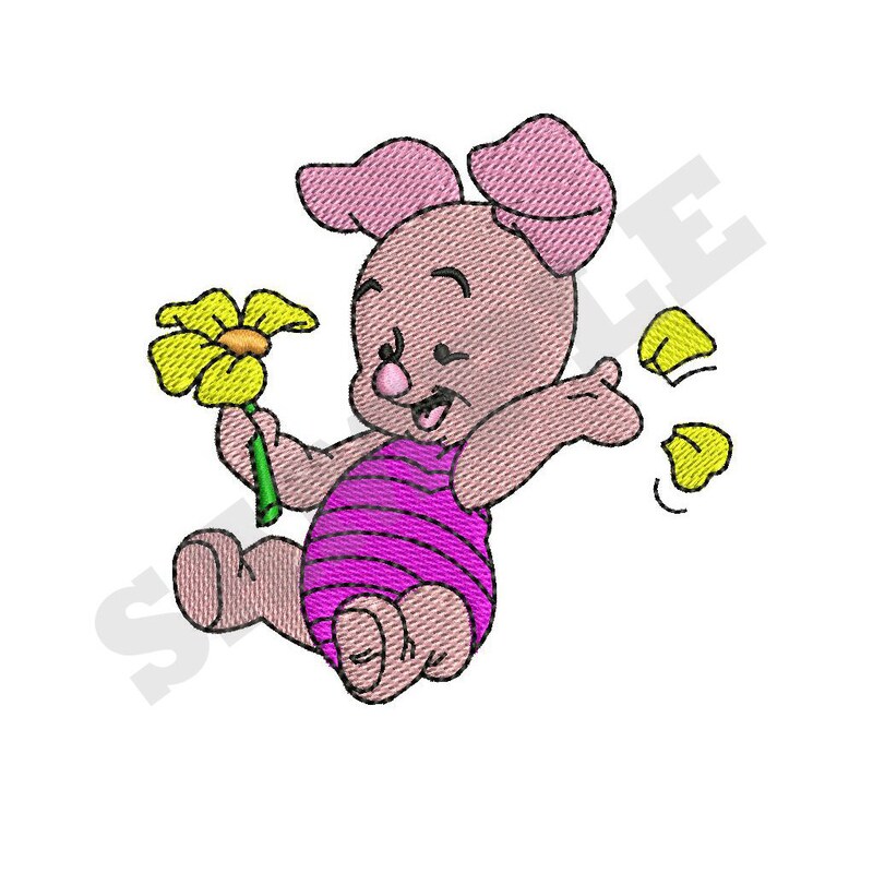 Piglet Embroidery - Etsy
