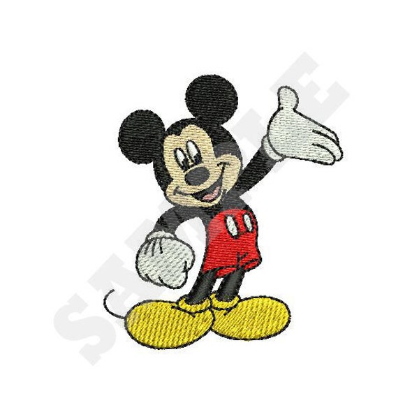 Mickey Mouse Embroidery Design - Etsy