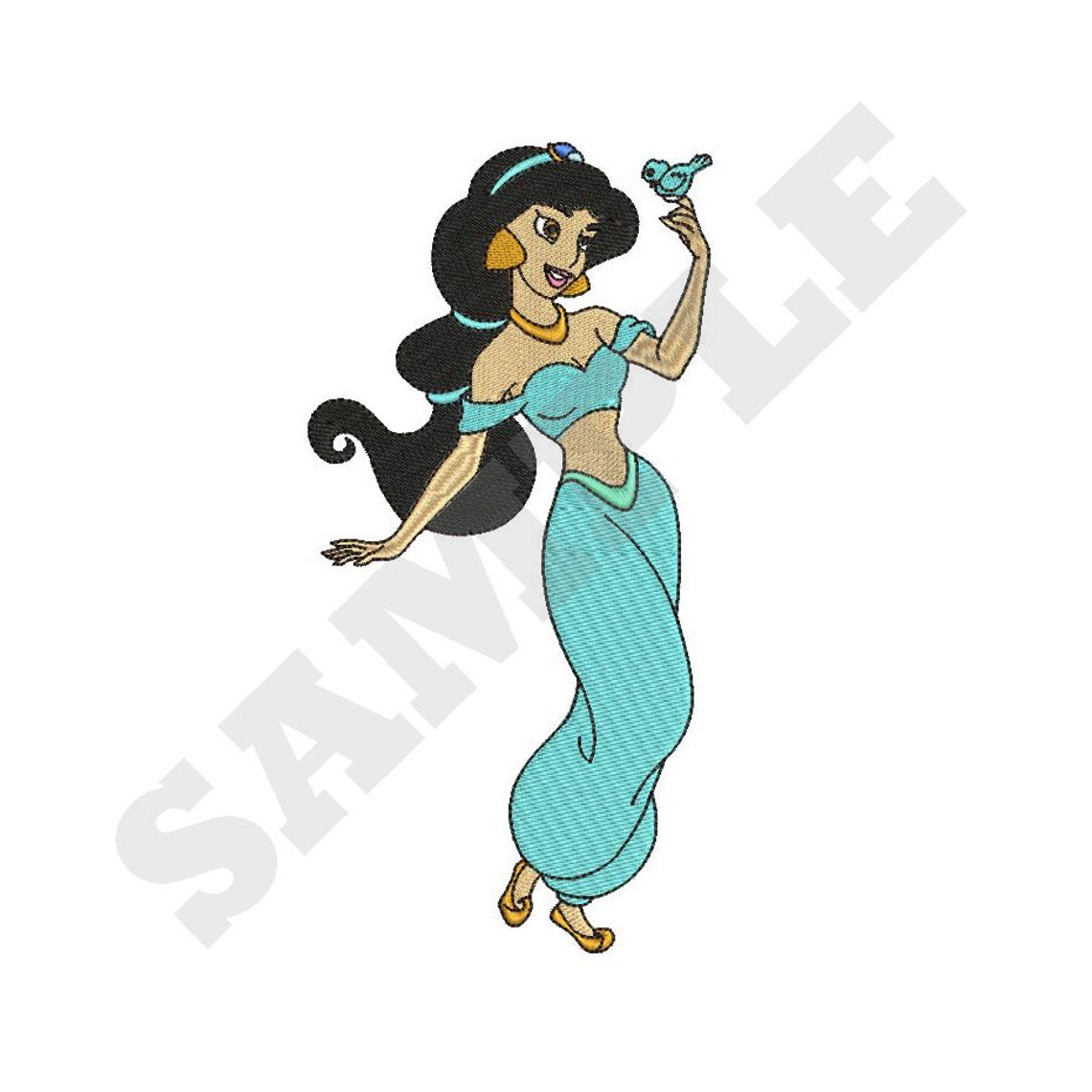 Jasmine Machine Embroidery Design - Etsy