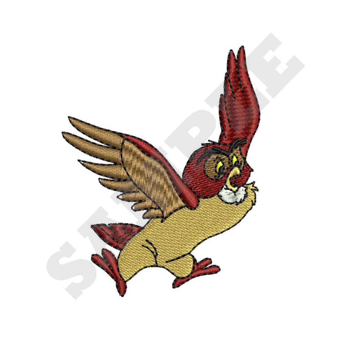 Owl Machine Embroidery Design - Etsy