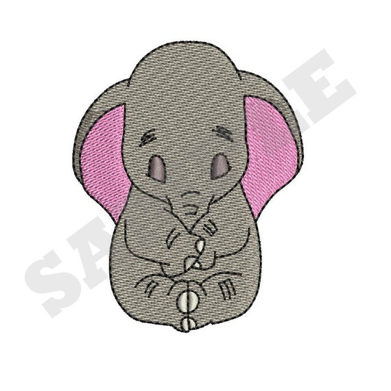 Dumbo Sleeping Machine Embroidery Design | Etsy