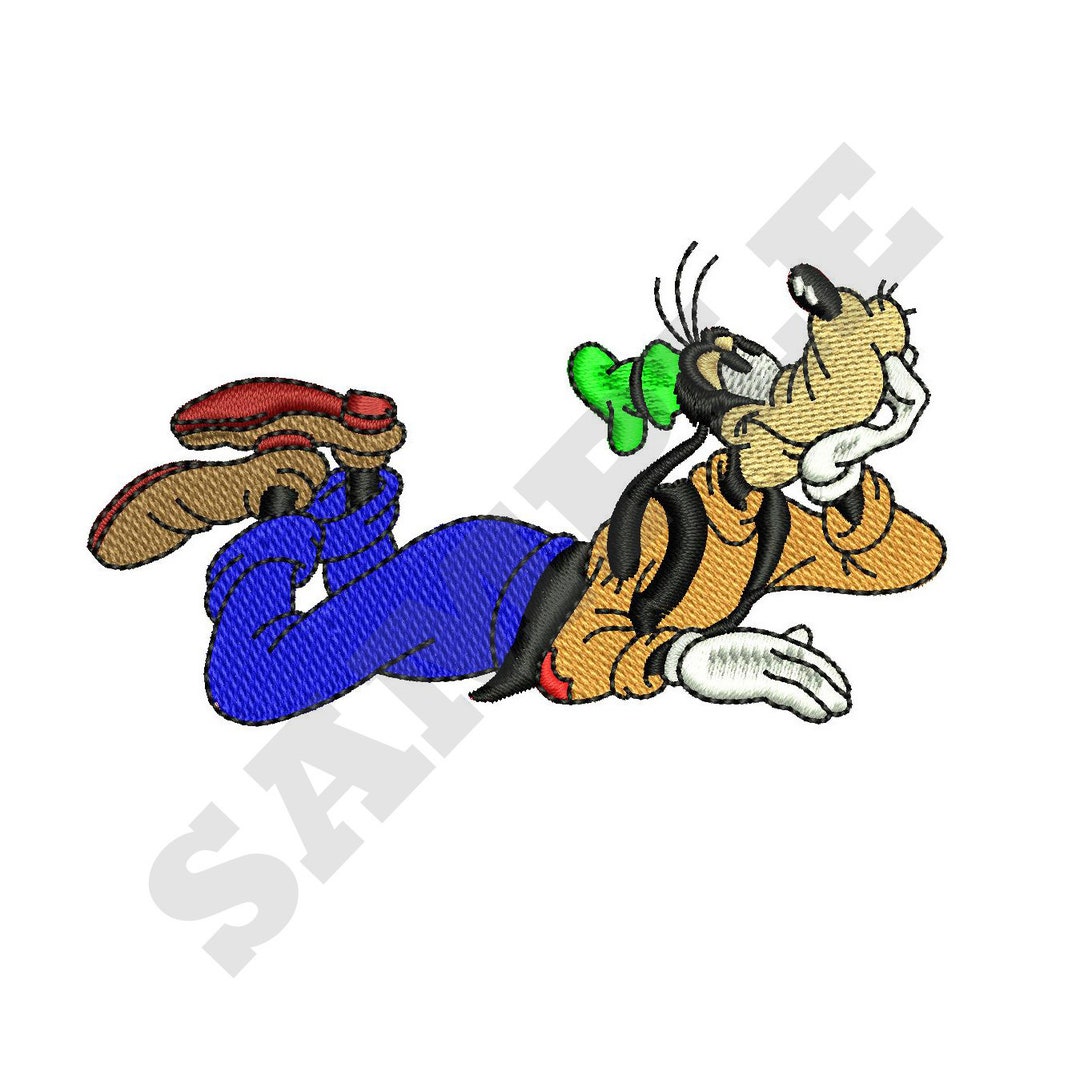 Goofy Machine Embroidery Design - Etsy