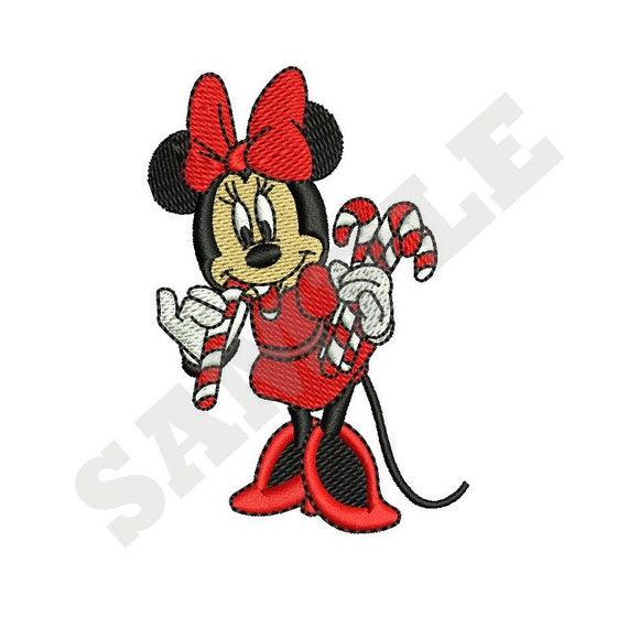 Minnie Mouse Machine Embroidery Design - Etsy