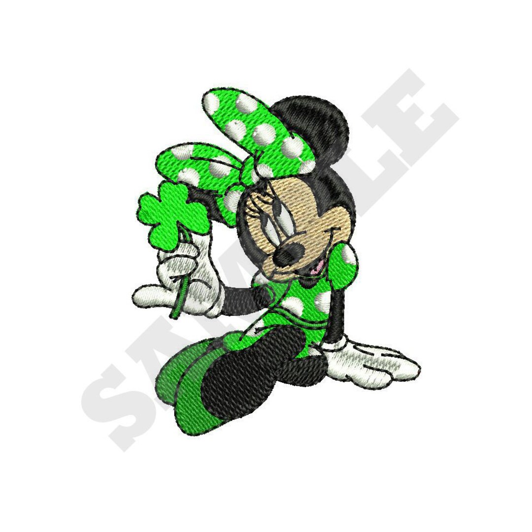 Minnie Mouse Machine Embroidery Design - Etsy