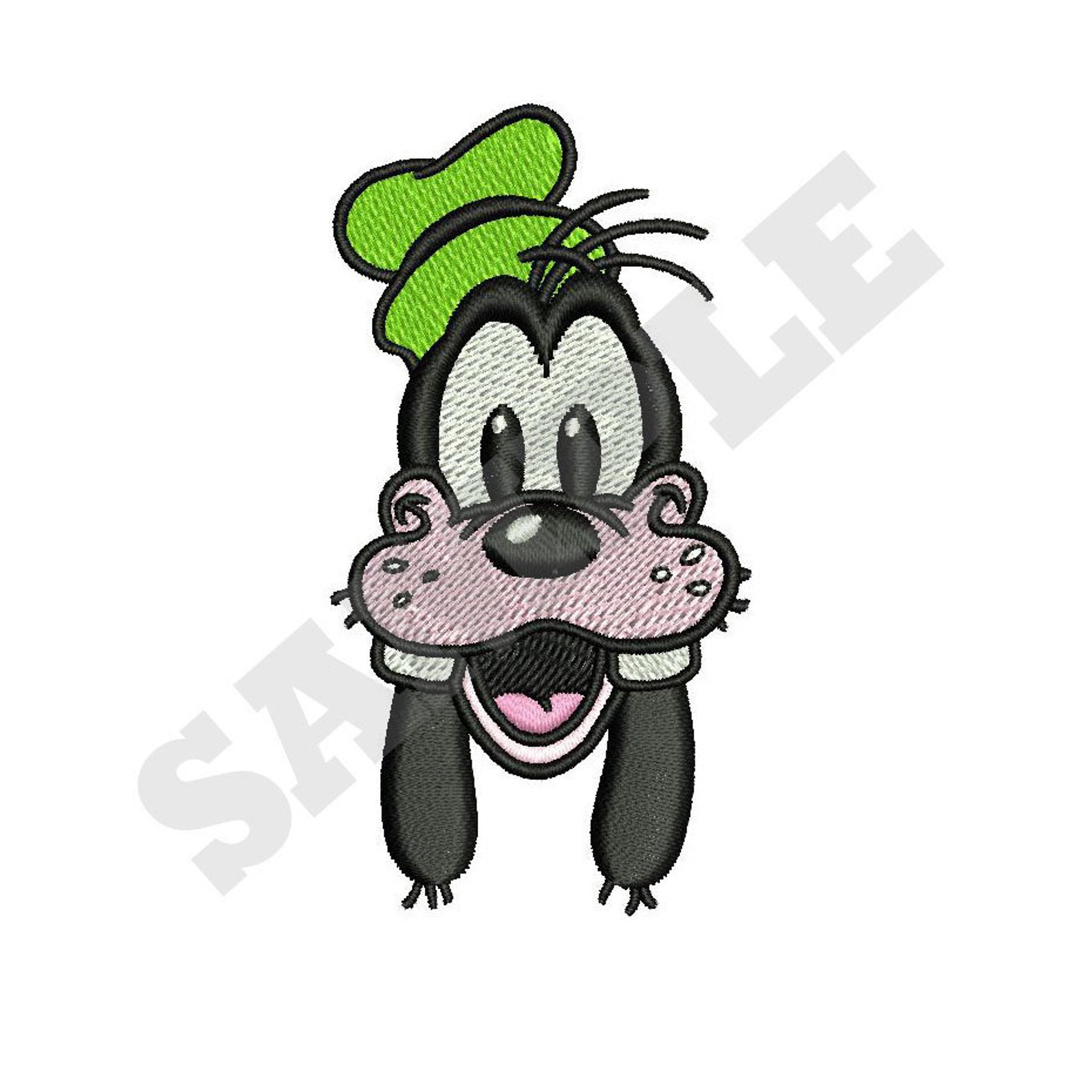 Goofy Machine Embroidery Design | Etsy