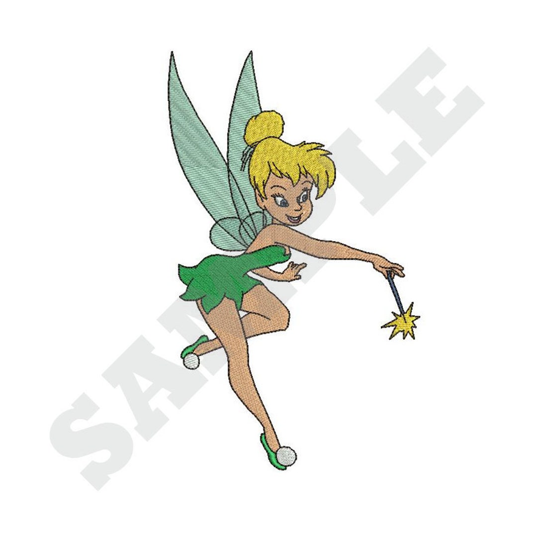 Large Tinker Bell Machine Embroidery Design - Etsy UK