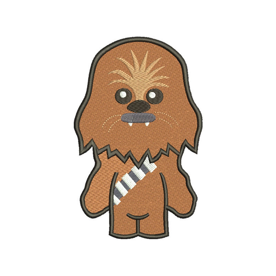 Star Wars Chewbacca Machine Embroidery Design, Embroidery Pattern is ...