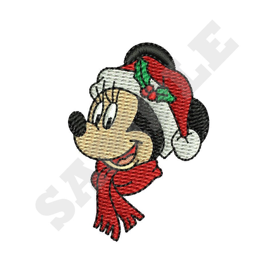 Minnie Mouse Machine Embroidery Design | Etsy
