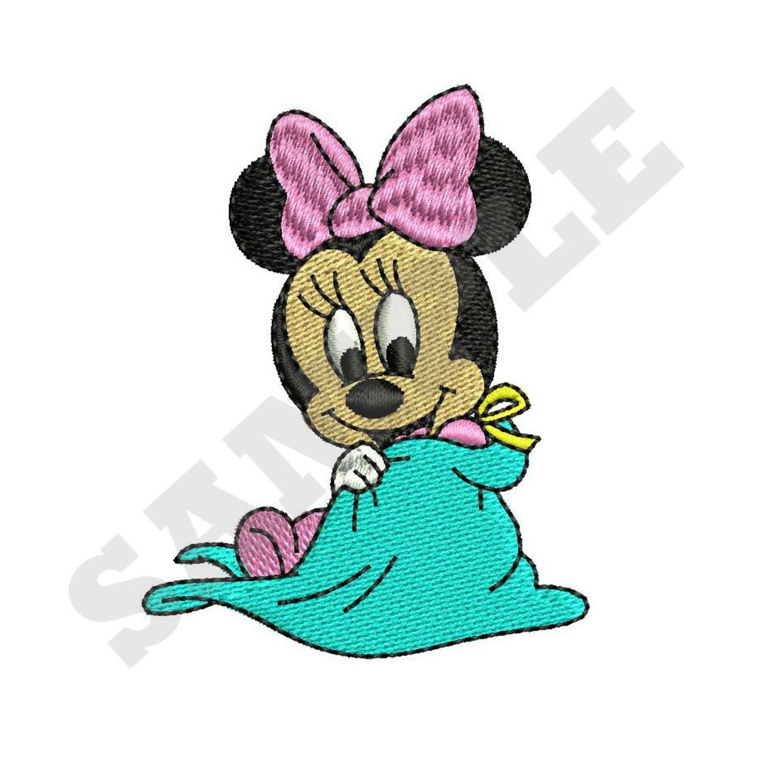 Minnie Mouse Machine Embroidery Design - Etsy