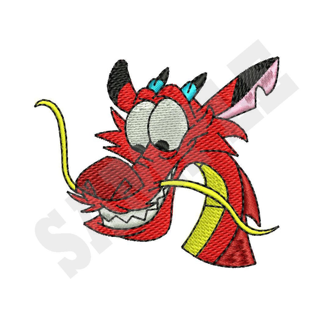 Mushu Embroidery Design - Etsy