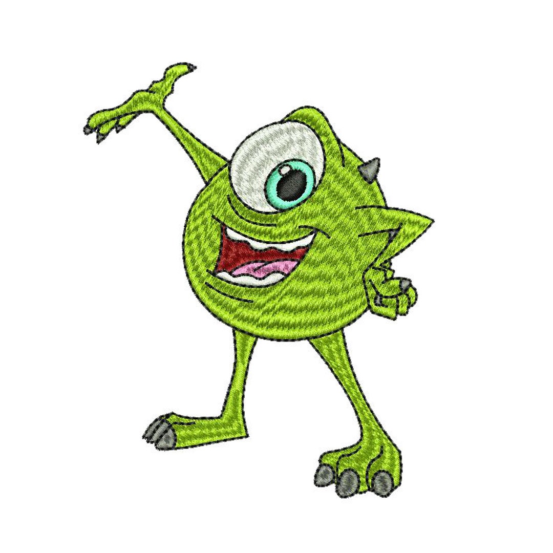 Monster Mike Machine Embroidery Design - Etsy