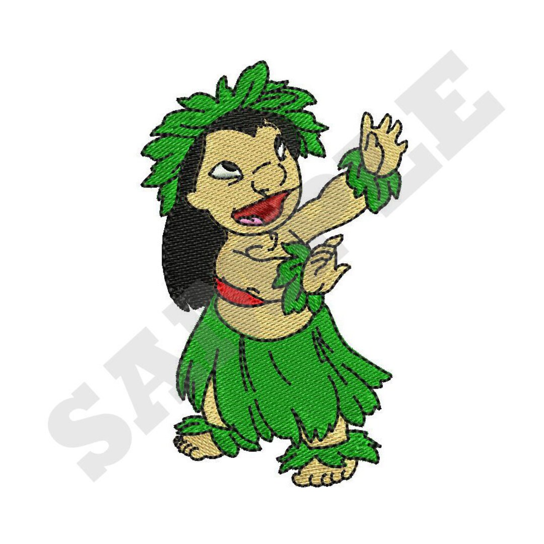 Lilo Machine Embroidery Design - Etsy