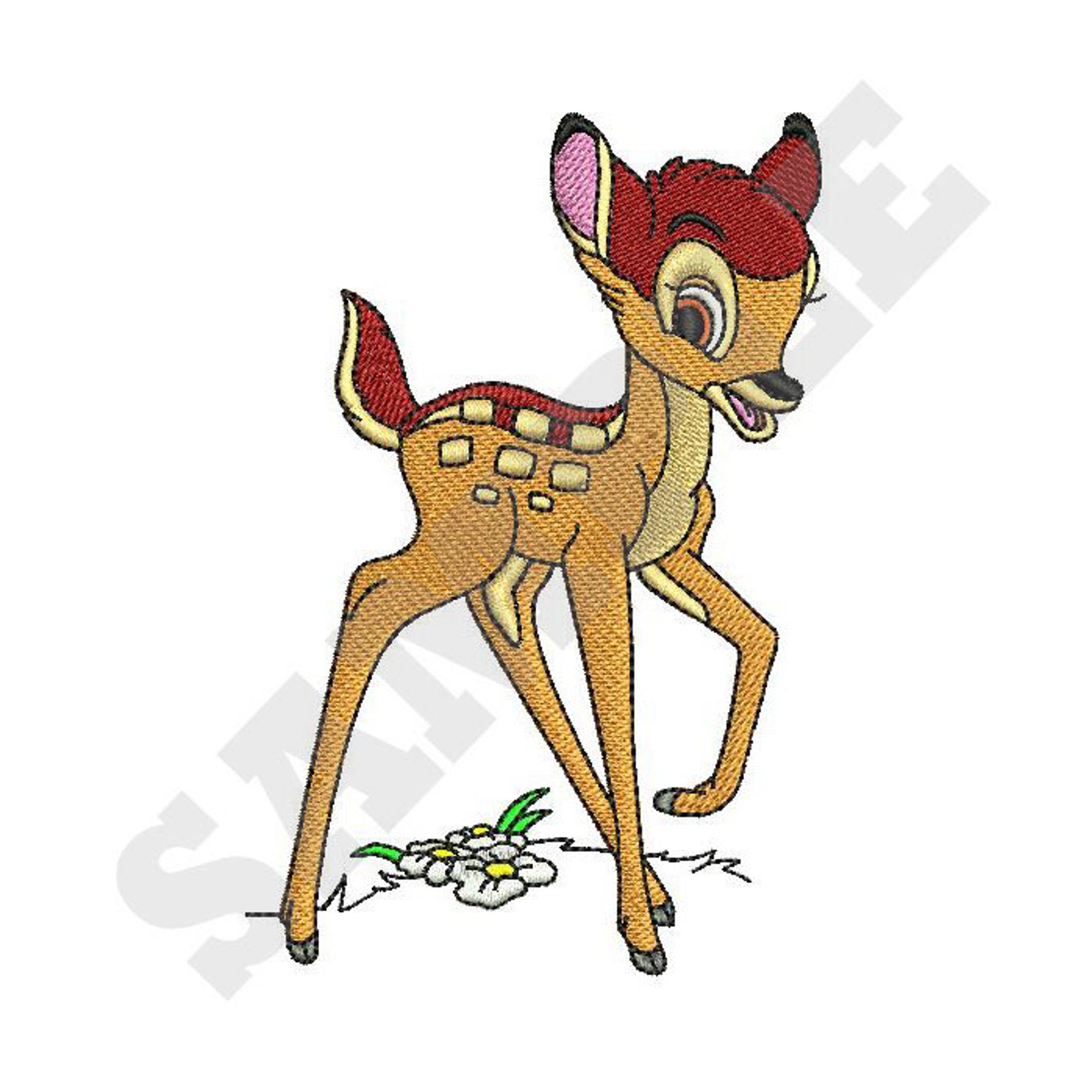 Bambi Machine Embroidery Design | Etsy
