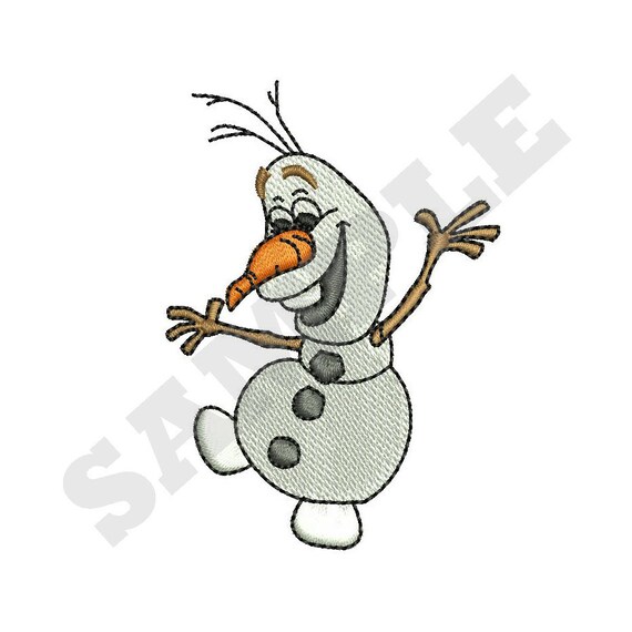Olaf Dance Machine Embroidery Design - Etsy
