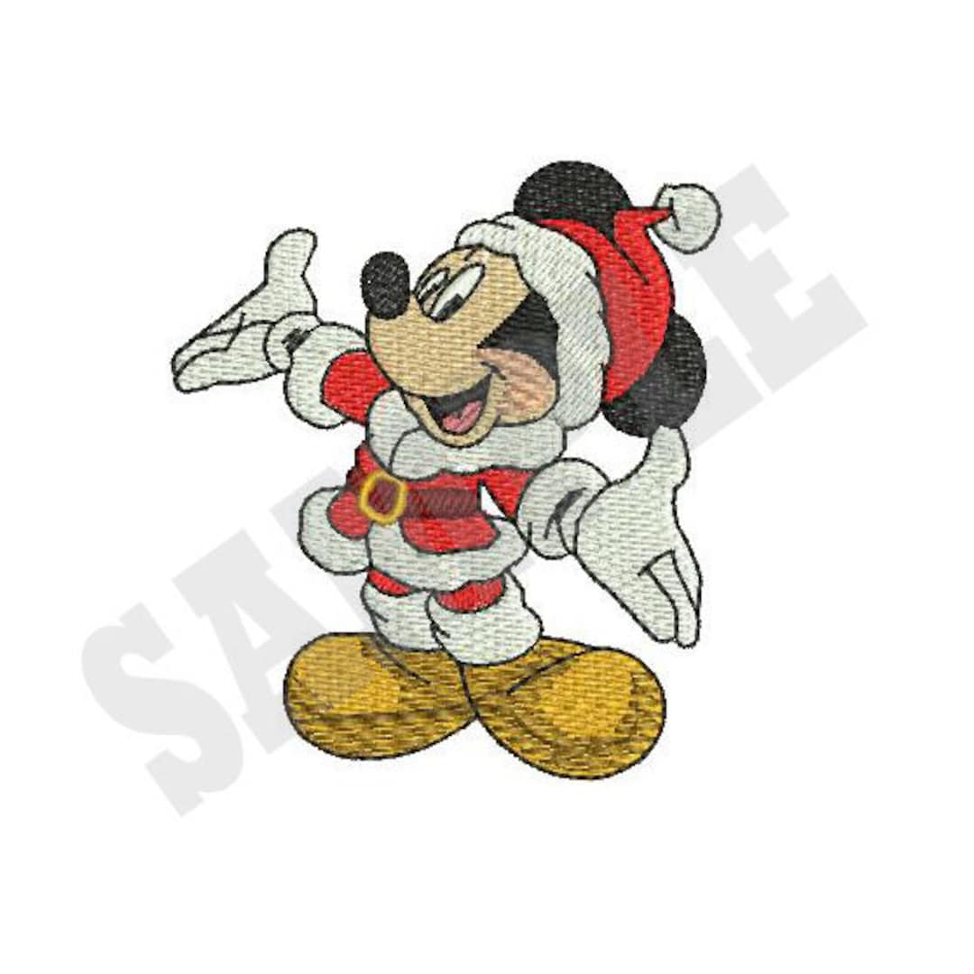 Mickey Mouse Machine Embroidery Design - Etsy