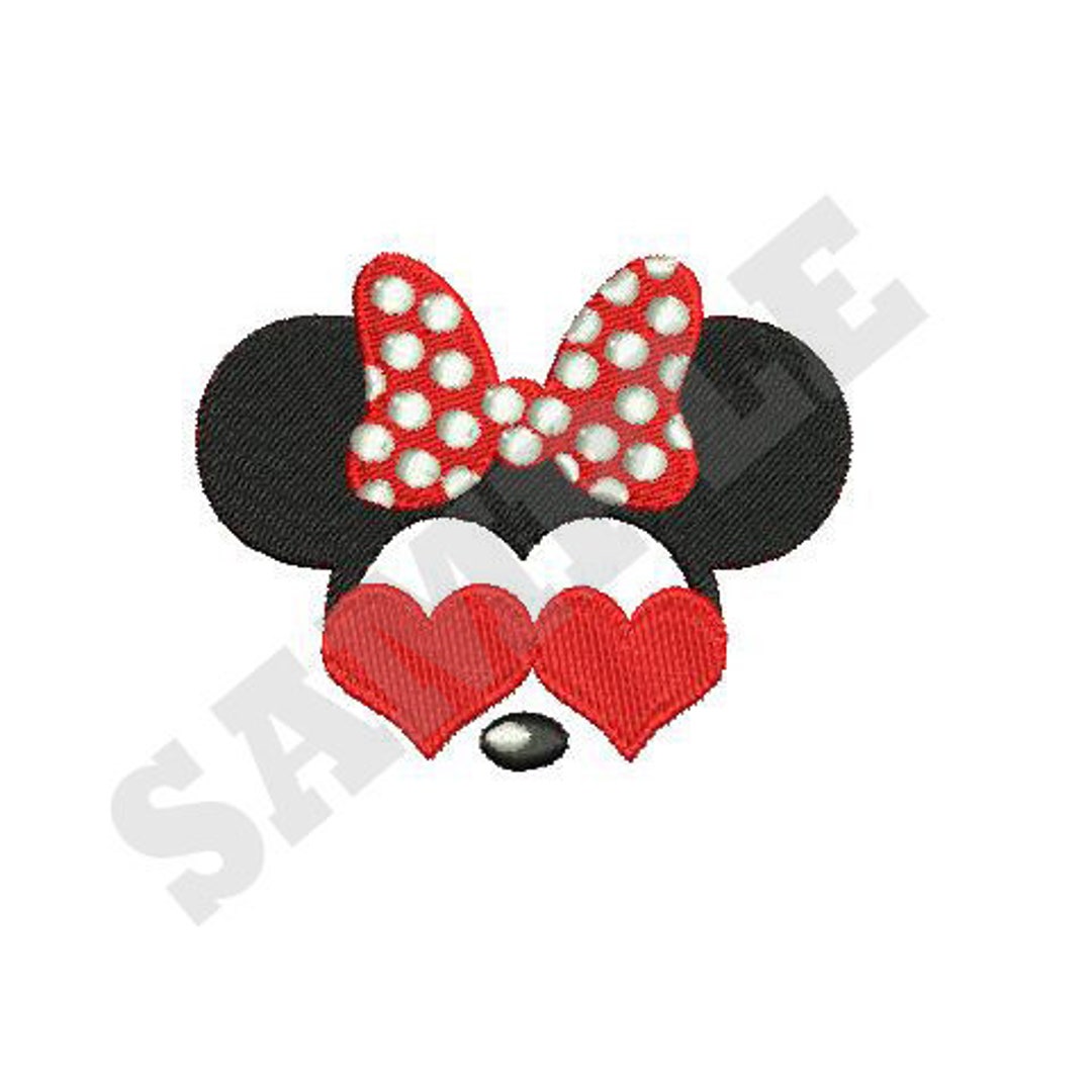 Minnie Mouse Machine Embroidery Design - Etsy