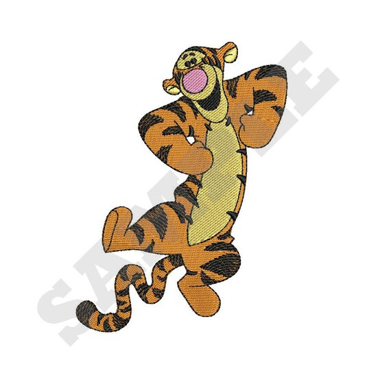 Tigger Dancing Machine Embroidery Design | Etsy