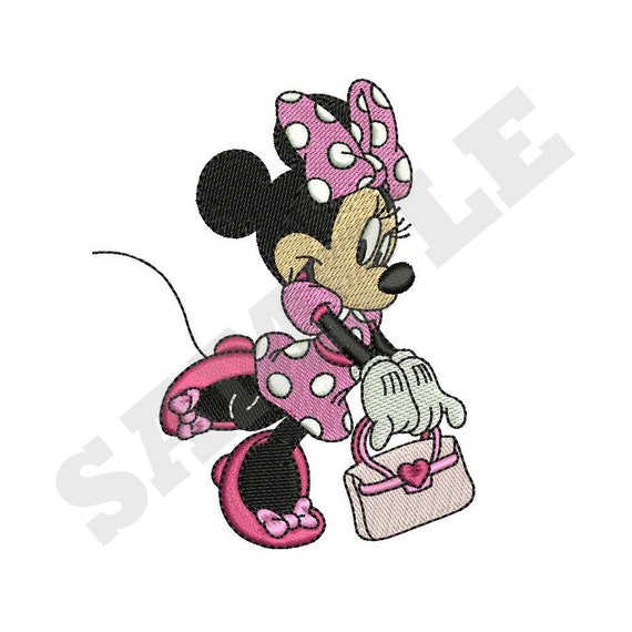 Minnie Mouse Machine Embroidery Design | Etsy