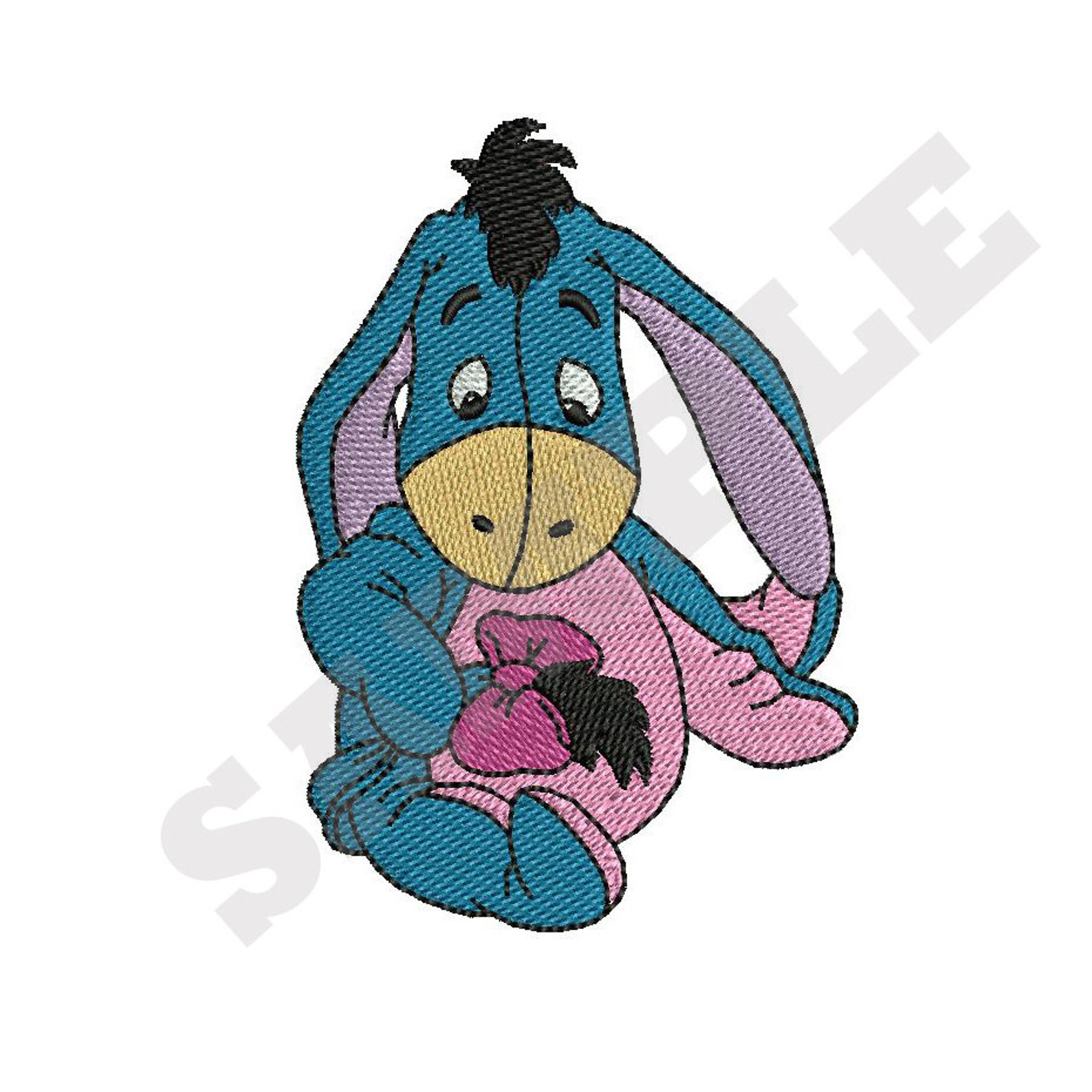 Eeyore Machine Embroidery Design - Etsy UK