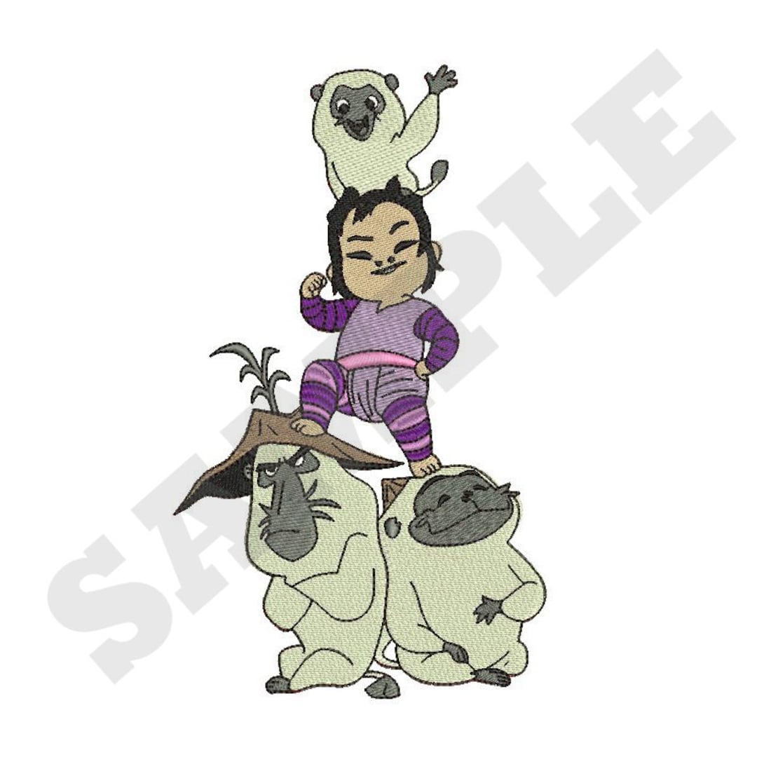 Raya and Sisu Machine Embroidery Design - Etsy