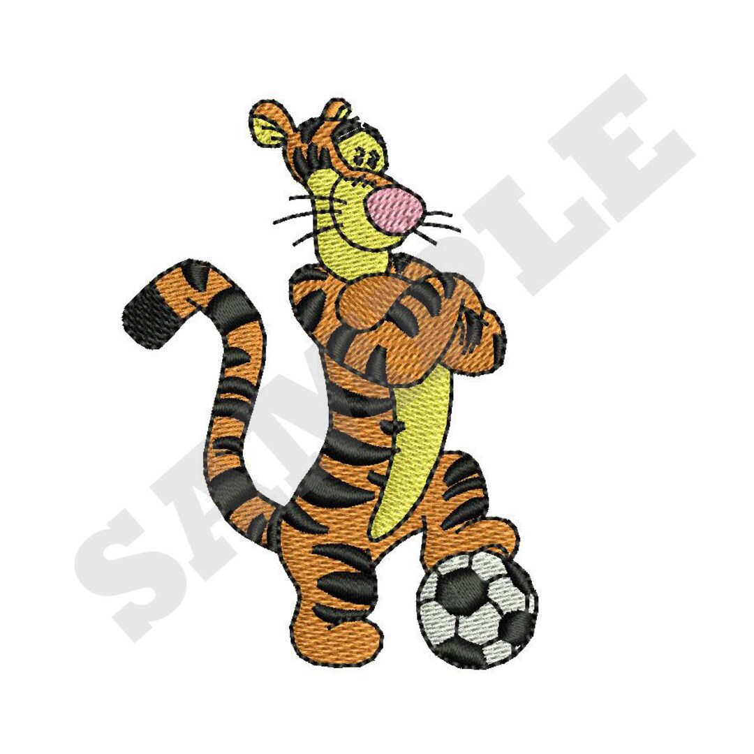 Tigger Machine Embroidery Design - Etsy