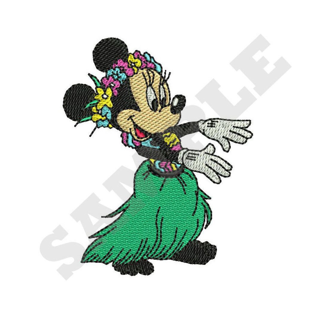 Minnie Mouse Machine Embroidery Design - Etsy