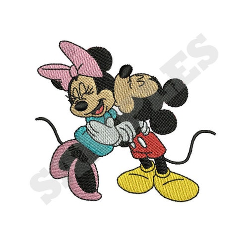 Mickey Mouse Machine Embroidery Design - Etsy