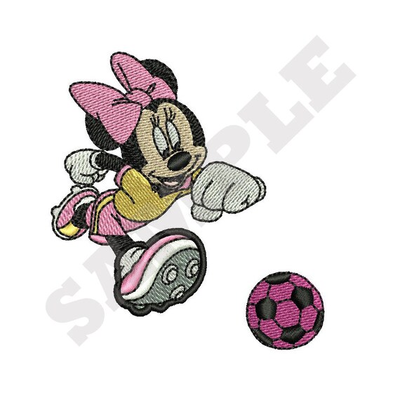 Minnie Mouse Machine Embroidery Design | Etsy