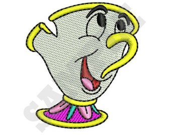 Chip the Teacup From Beauty and the Beast Sketch Digital - Etsy