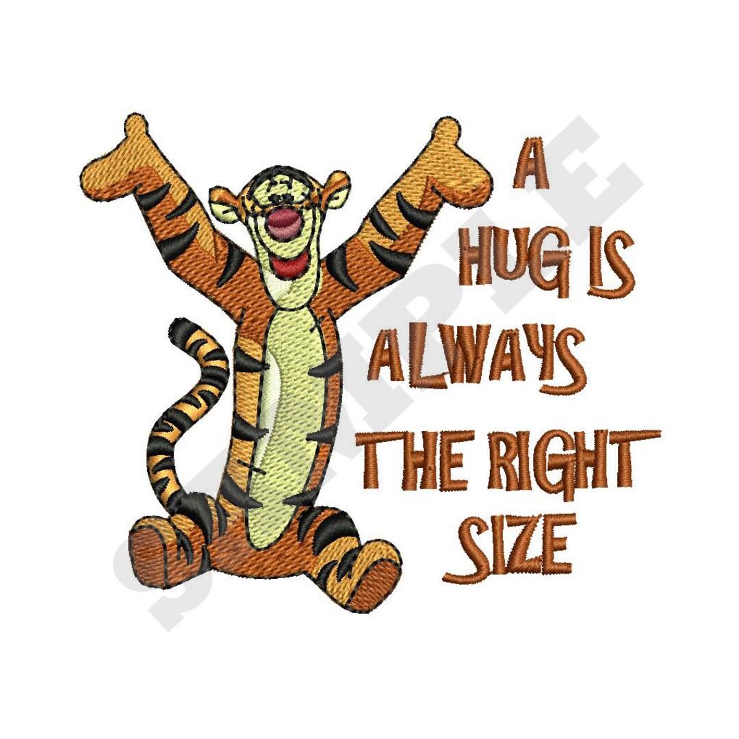 Tigger Machine Embroidery Design - Etsy UK