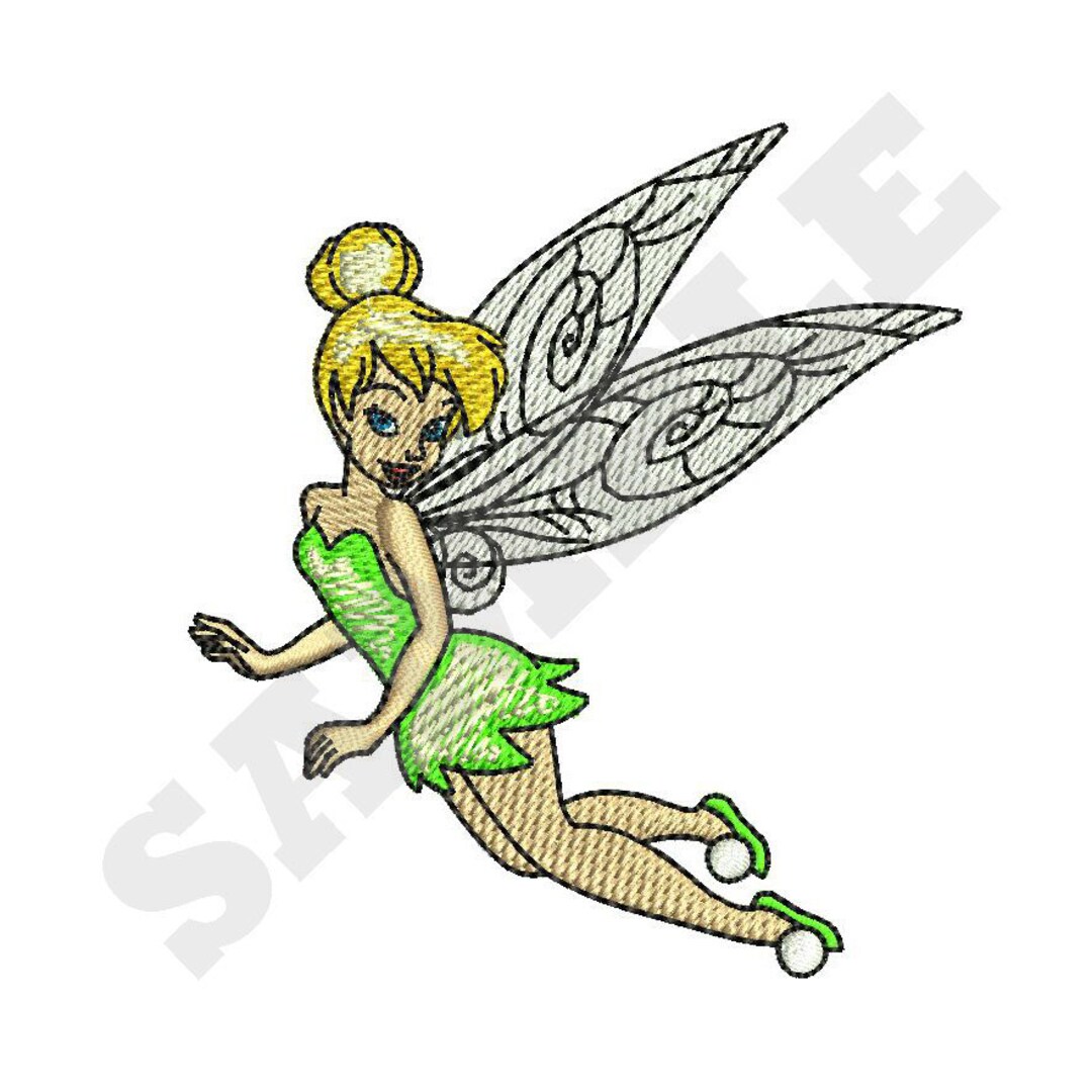 Tinker Bell Machine Embroidery Design - Etsy