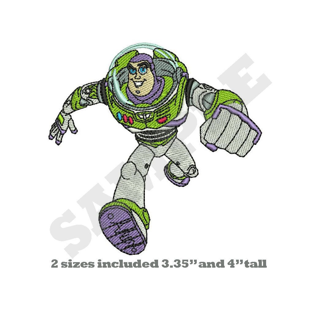Buzz Lightyear Machine Embroidery Design | Etsy