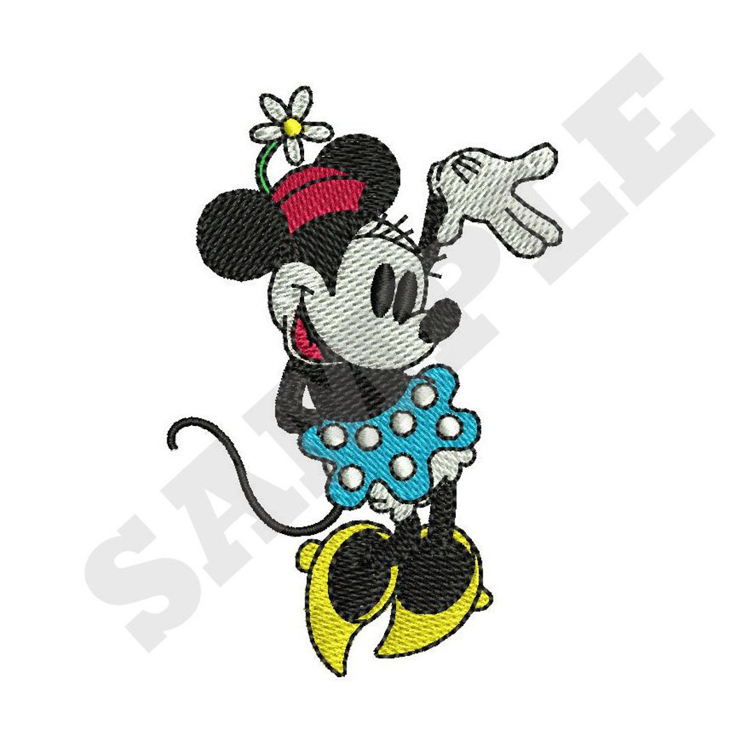 Minnie Mouse Machine Embroidery Design - Etsy
