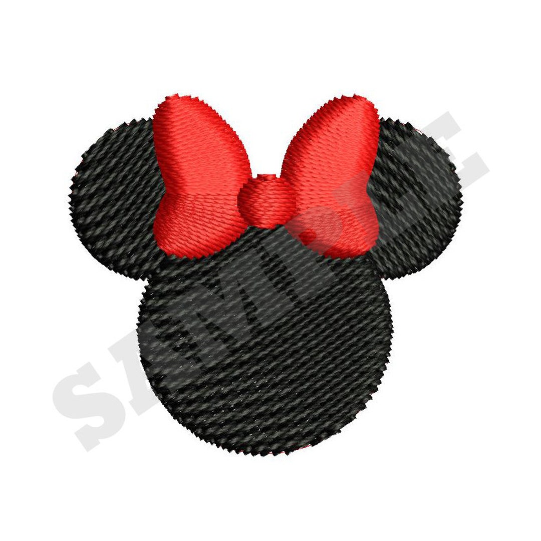Minnie Mouse Machine Embroidery Design - Etsy
