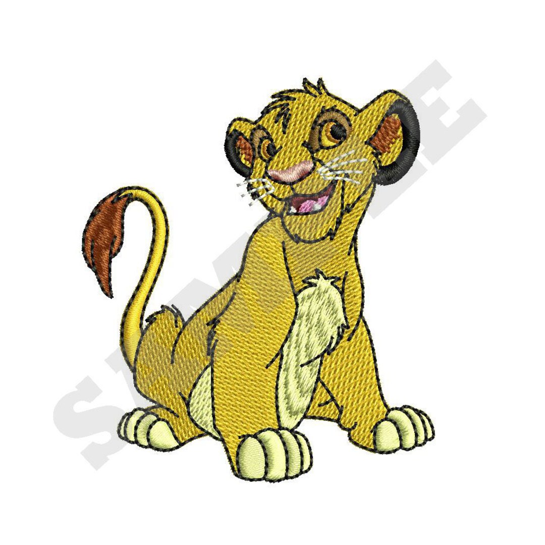 Lion King Machine Embroidery Design - Etsy