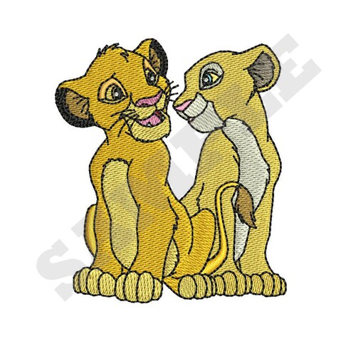 Lion King Machine Embroidery Design | Etsy