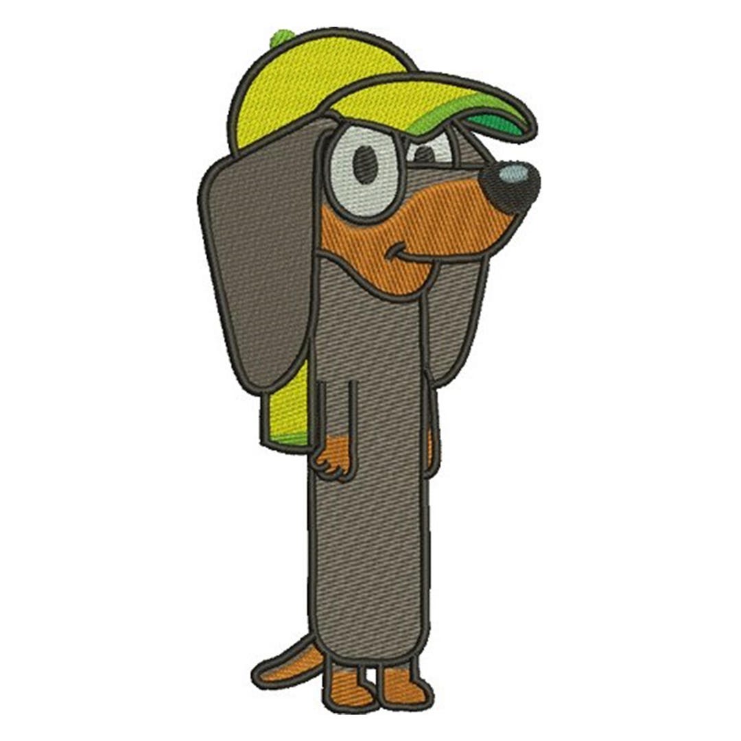 Snickers Bluey Machine Embroidery Design, Dachshund Puppy Embroidery ...